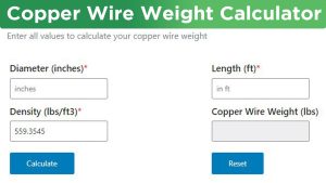 Copper Wire Weight Calculator - Quick & Accurate - Fit Welding